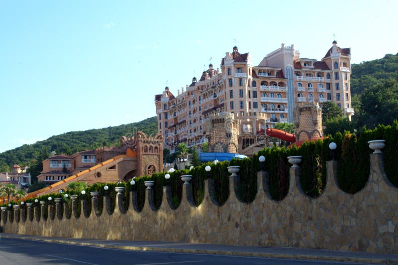 Flashily Buildings Exterior Stock Photo - Image of flashily, ridiculous ...