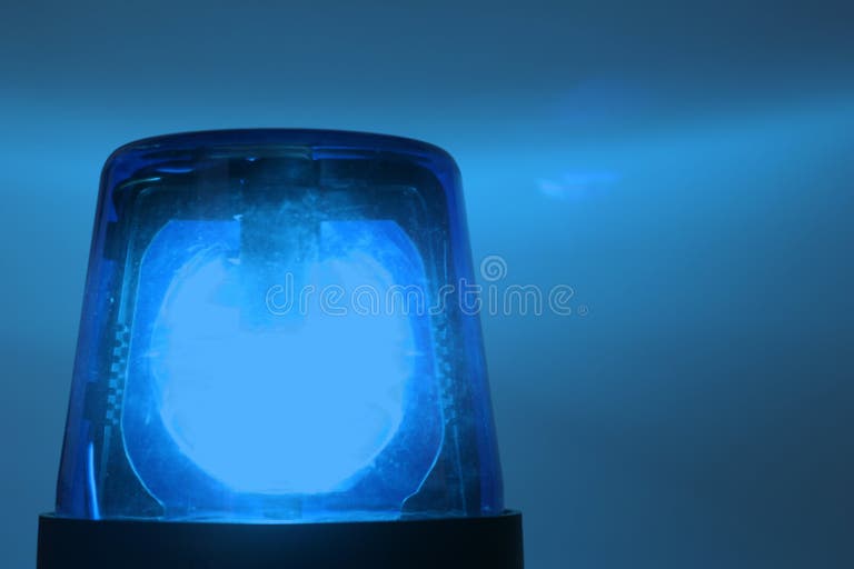 Flashing blue light stock image. Image of flashing, emergency - 12212643