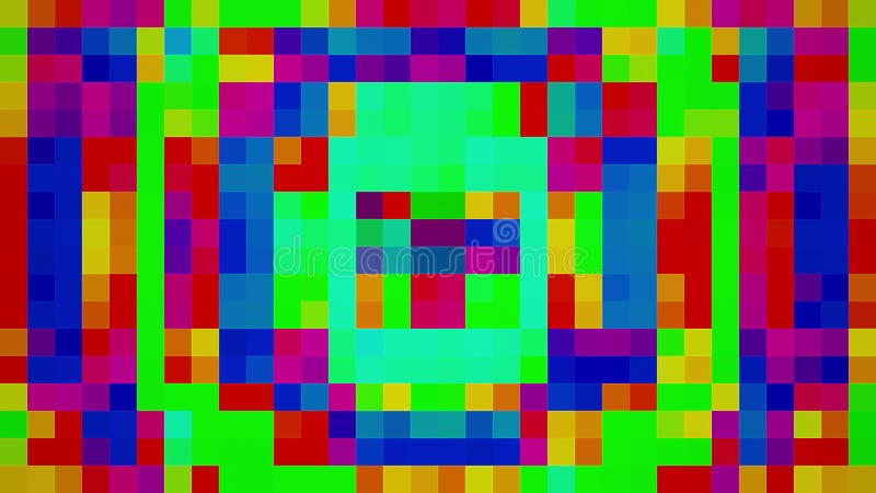 Colorful Pixels Merge and Separate in a High-speed Blur with Bright ...