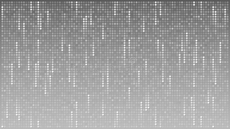 Flashing Dots Across Gray Background, Loopable Motion Background Stock ...