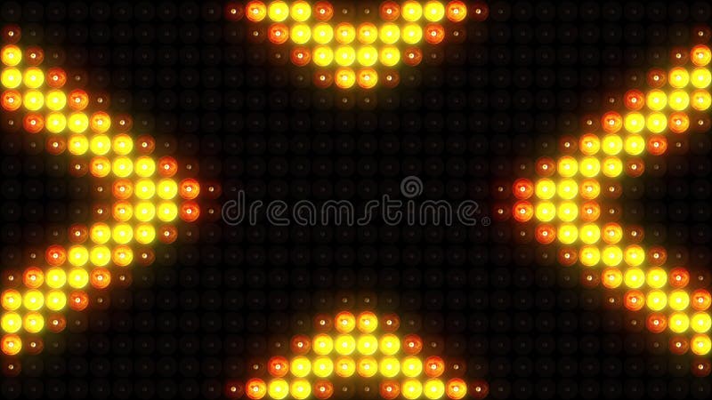 Flashing Stage LED Panel Lights Pattern Background Loop Stock Video ...