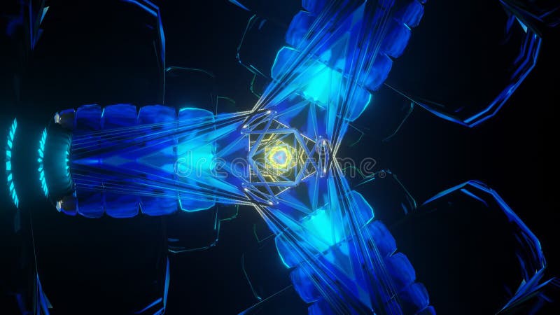 Flashing Metallic Neon Light Pattern VJ Loop. Stock Video - Video of ...