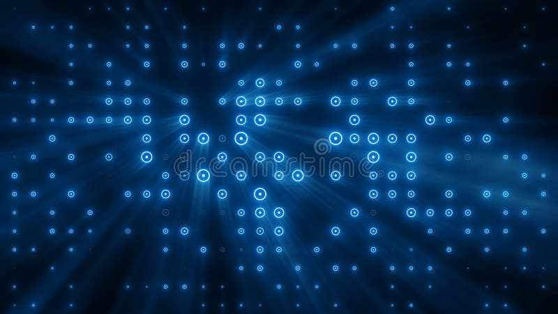 Flashing Particles Pattern with Beams, Rays Stock Illustration ...