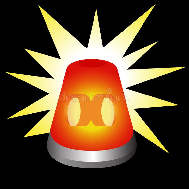 Orange Flashing Warning Lights Stock Illustrations – 148 Orange ...