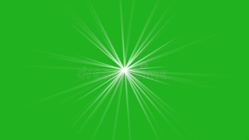 Flashing White Light on a Green Screen Background Stock Video - Video ...