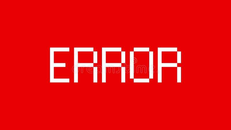 Flashing Word Error on Red Background Stock Video - Video of error ...