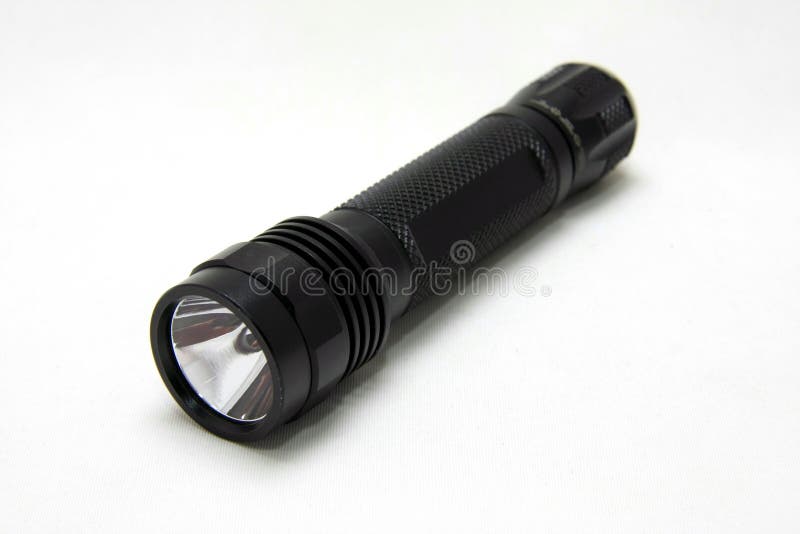 LED Flashlight stock photo. Image of hold, equipment - 29843680
