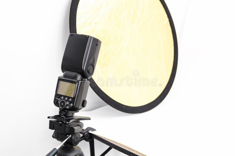 Flashlight, Accessory for Shooting Photos in the Studio Stock Photo ...