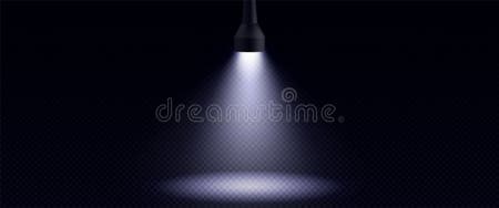 Flashlight Beam Creating Searchlight Effect Stock Vector - Illustration ...