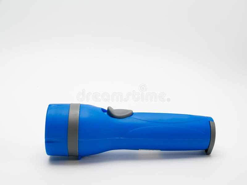Flashlight blue stock image. Image of background, black - 62950879