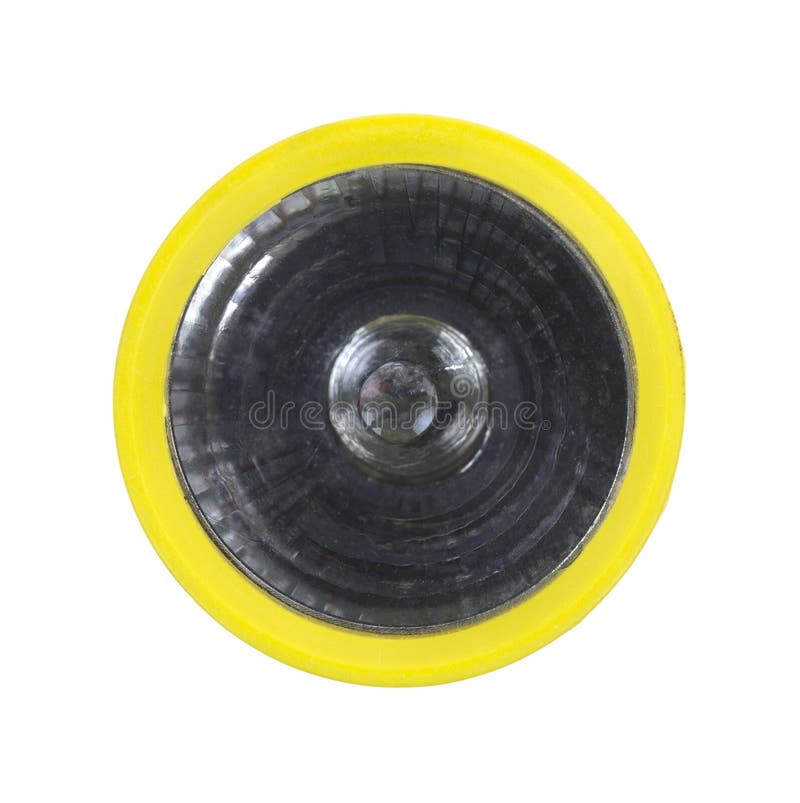 Flashlight Bulb and Reflector Stock Image - Image of illumination ...