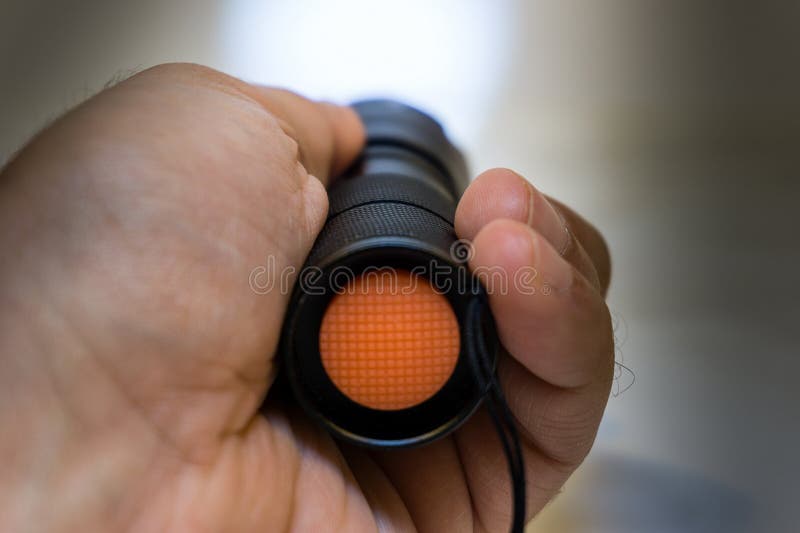 Flashlight on stock photo. Image of illuminating, hold - 82542638
