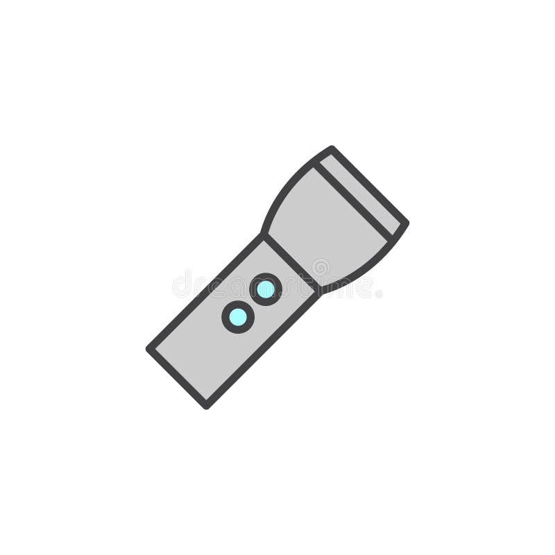 Flashlight Icon, Vector Isolated Illustration Stock Vector ...