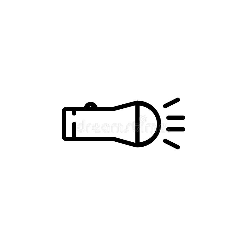 Flashlight Icon. Perfect for Application, Web, Logo and Presentation ...