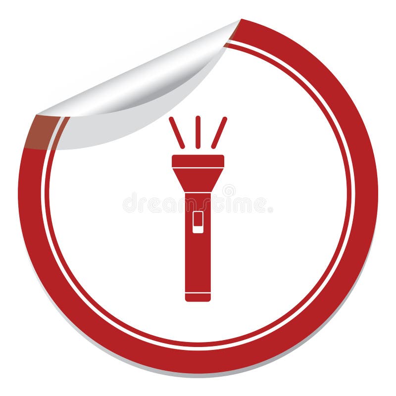 Flashlight Icon, Vector Isolated Illustration Stock Vector ...