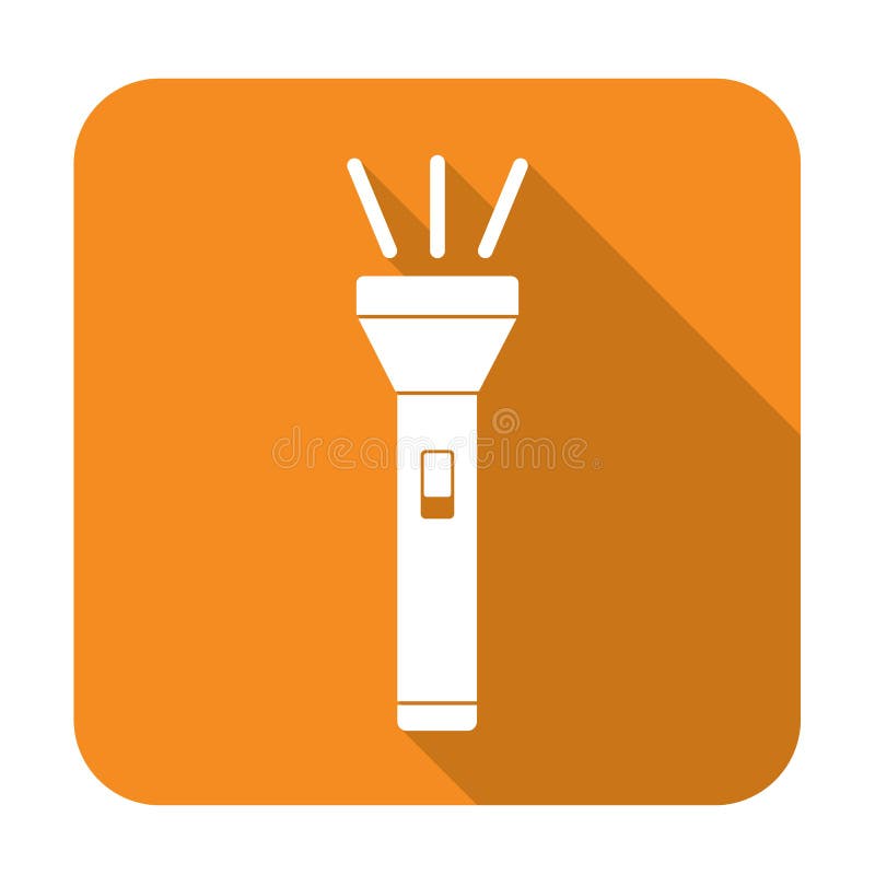 Flashlight Icon, Vector Isolated Illustration Stock Vector ...