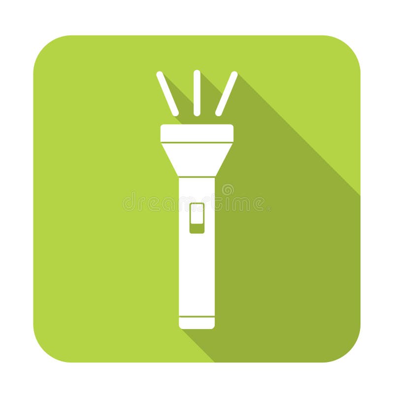 Flashlight Icon, Vector Isolated Illustration Stock Vector ...