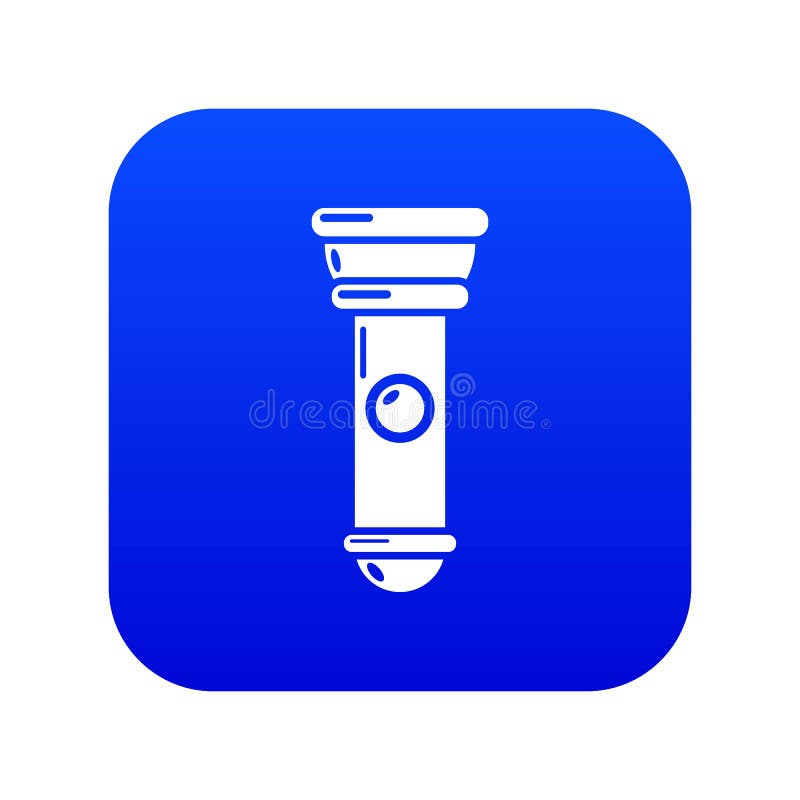 Flashlight Icon, Simple Black Style Stock Vector - Illustration of ...