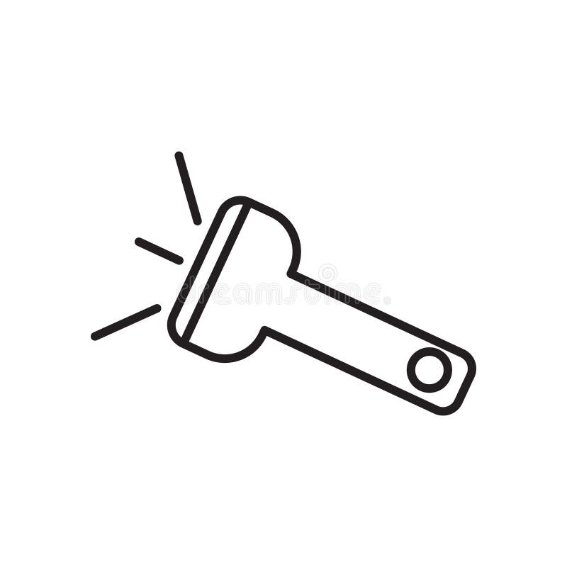 Emergency Light Icon Vector Sign and Symbol Isolated on White ...