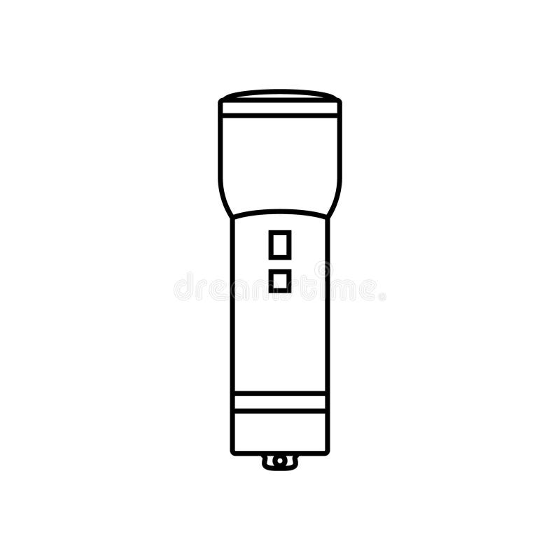 Flashlight Icon Vector. Lantern Illustration Sign. Lamp Symbol. Light ...