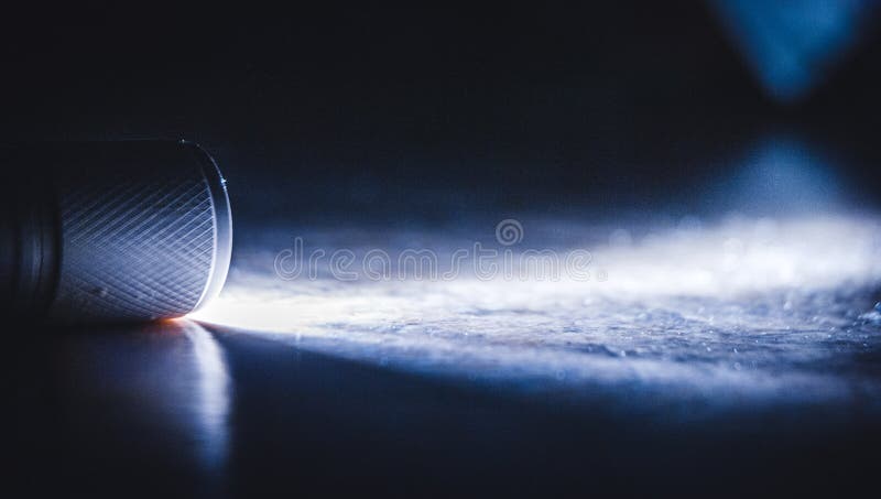 Flashlight Laying on the Floor Stock Photo - Image of lighting, laying ...