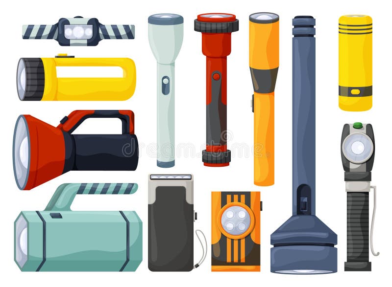 Cartoon Battery Torch Stock Illustrations – 475 Cartoon Battery Torch ...
