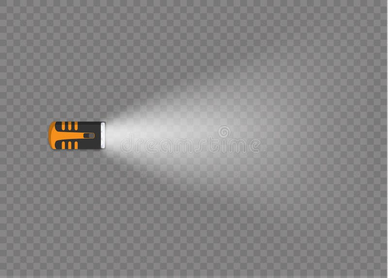 Flashlight Lighting, Spotlight. Stock Vector - Illustration of ...