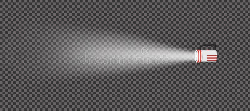 Flashlight Lighting, Spotlight. Stock Vector - Illustration of check ...