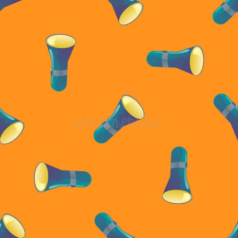 Flashlight Seamless Pattern Stock Vector - Illustration of lighting ...