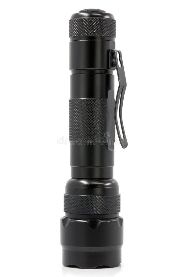 Flashlight Stand on White Background Stock Photo - Image of light ...
