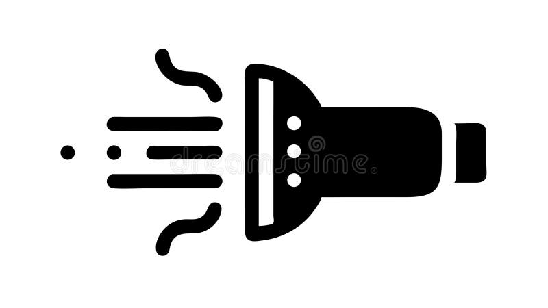 Flashlight Torch Light Beam Icon Stock Illustrations – 1,803 Flashlight ...