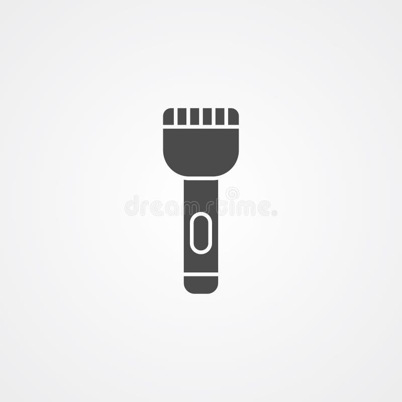 Flashlight Vector Icon Sign Symbol Stock Illustration - Illustration of ...