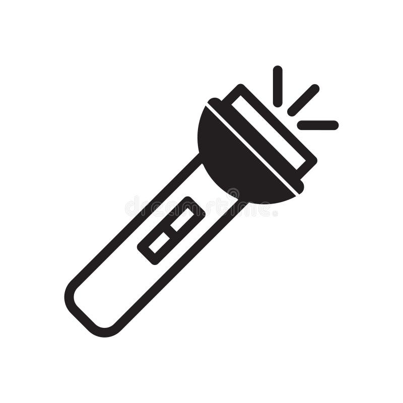 Flashlight. Vector Illustration Decorative Design Stock Vector ...