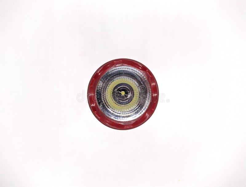 Front of a flashlight stock photo. Image of bright, bulb - 98211370
