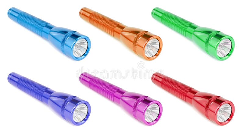 Set of flashlights stock photo. Image of flashlight, electronics - 41757066