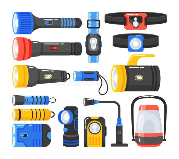 Flashlights with Different Sizes and Designs Features Durable Exterior ...