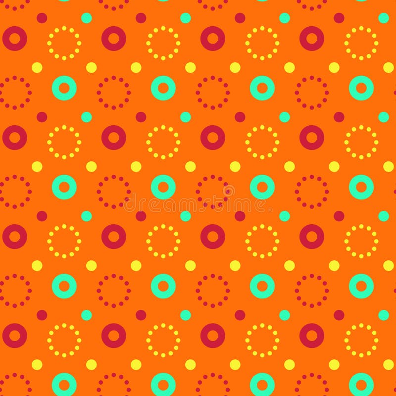 Flashy Circle Pa Seamless Pattern Stock Vector - Illustration of ...