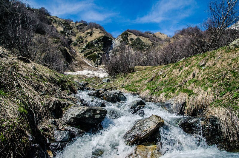 Flashy river stock image. Image of river, spring, snowbreak - 50204401