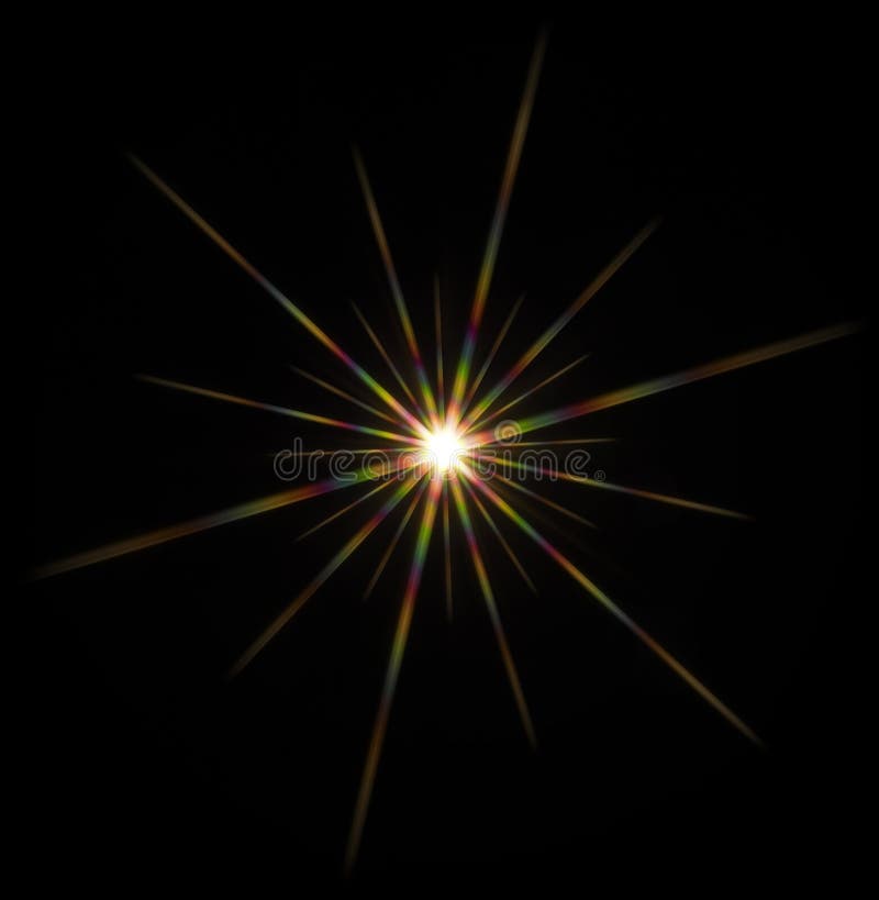 Flashy star in black back stock image. Image of beam - 34906025