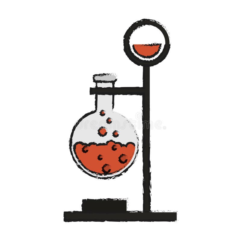 Flask bottle icon stock illustration. Illustration of glassware - 89037607