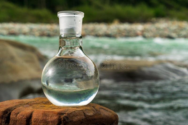 Flask with Clean Drinking Water Stock Photo - Image of drinking, clean ...