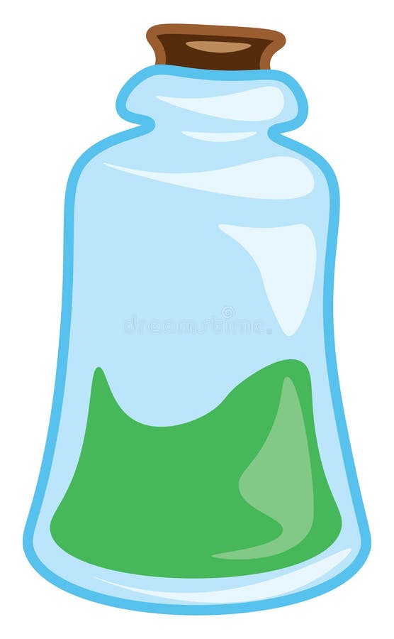 A Flask Containing Elixir Vector or Color Illustration Stock Vector ...