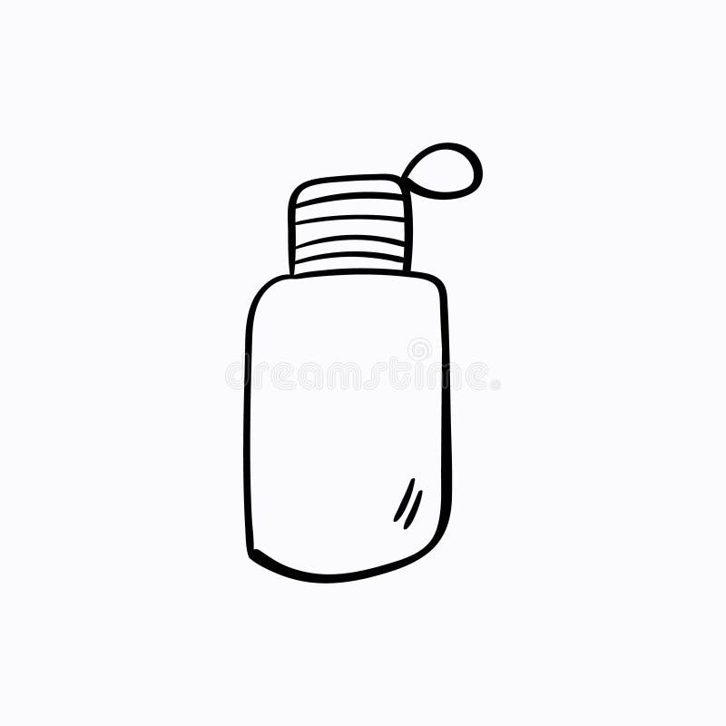 Flask Doodle Icon. Drawing by Hand. Vector Illustration Stock Vector ...