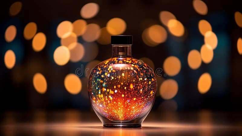 A Flask Filled with Twinkling Lights, Casting a Bewitching Glow and ...