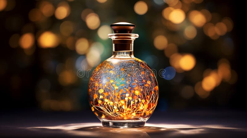 A Flask Filled with Twinkling Lights, Casting a Bewitching Glow and ...
