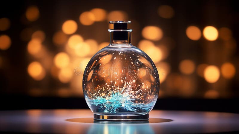 A Flask Filled with Twinkling Lights, Casting a Bewitching Glow and ...