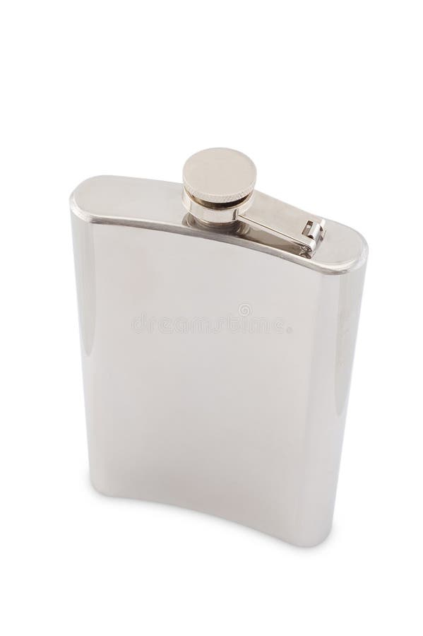 Flask with a gin stock image. Image of bucket, drunk, beverage - 2989547