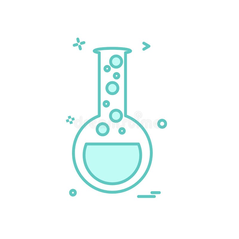 Flask icon design vector stock vector. Illustration of bottle - 132407561