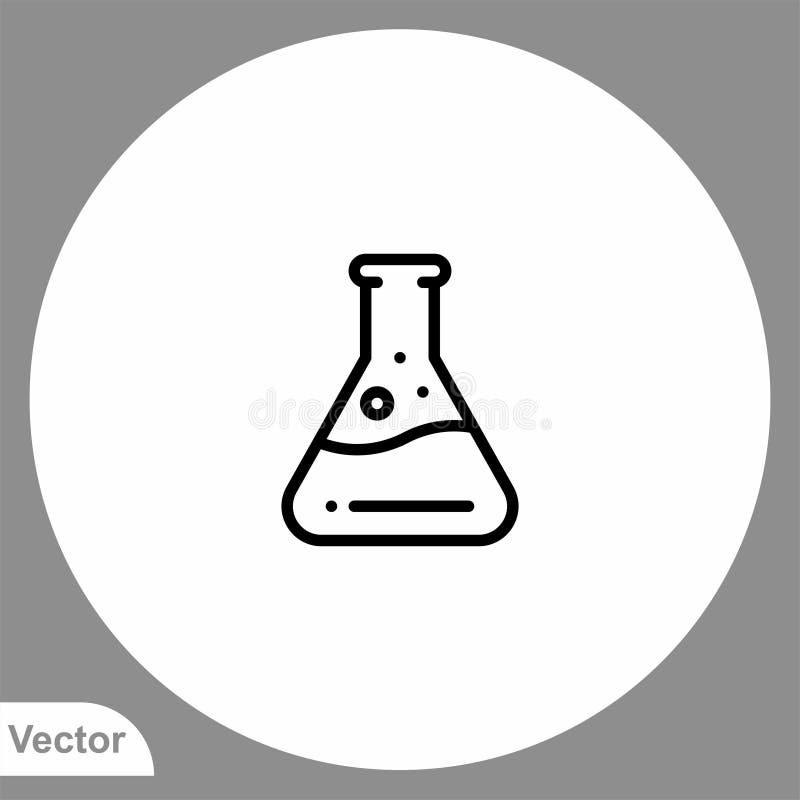 Erlenmeyer Symbol Stock Illustrations – 1,032 Erlenmeyer Symbol Stock ...