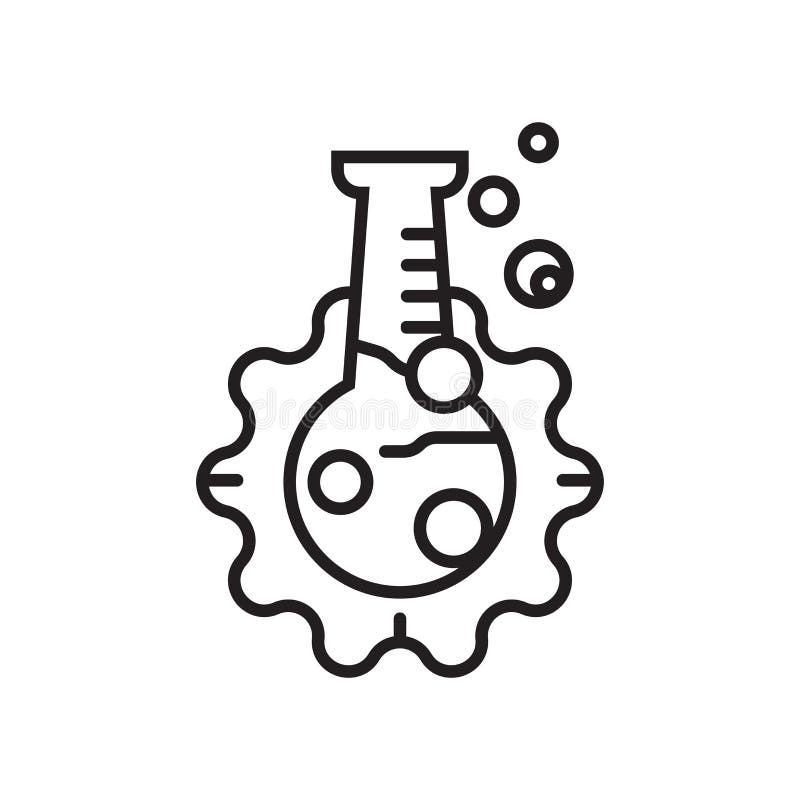 Flask Icon Vector Sign and Symbol Isolated on White Background Stock ...